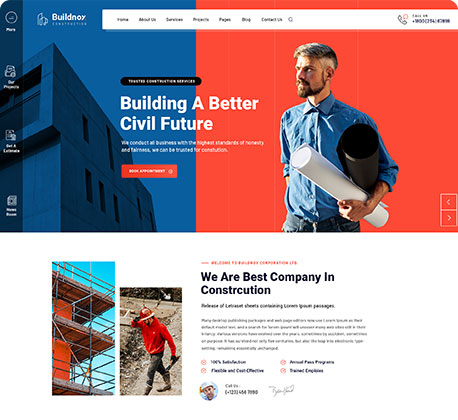 Buildnox Landing Page Preview